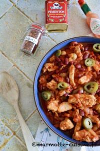 Ragoût de haricots rouges au poulet – Marmotte cuisine… tradi